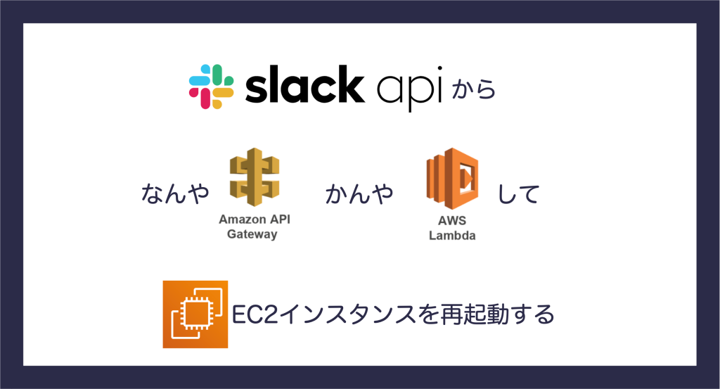 スラッシュコマンド(SlackAPI) ⇄ API Gateway ⇄ Lambda でEC2を再起動する | ざわかける！